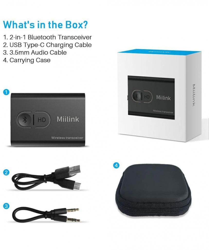 1MII ML300 Bluetooth Transmitter Receiver, Audio, Other Audio Equipment ...