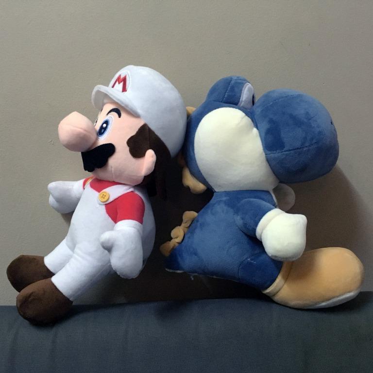 (2 for RM65) Super Mario (White) + Yoshi (Blue) Super Soft Big Plush ...