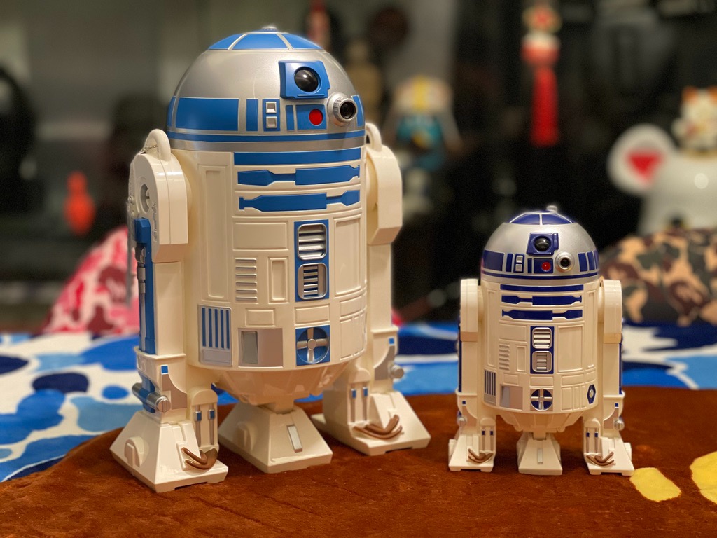 30 cm Star Wars R2-D2 JAPAN DISNEYLAND POPCORN CONTAINER + 18cm R2-D2 ...