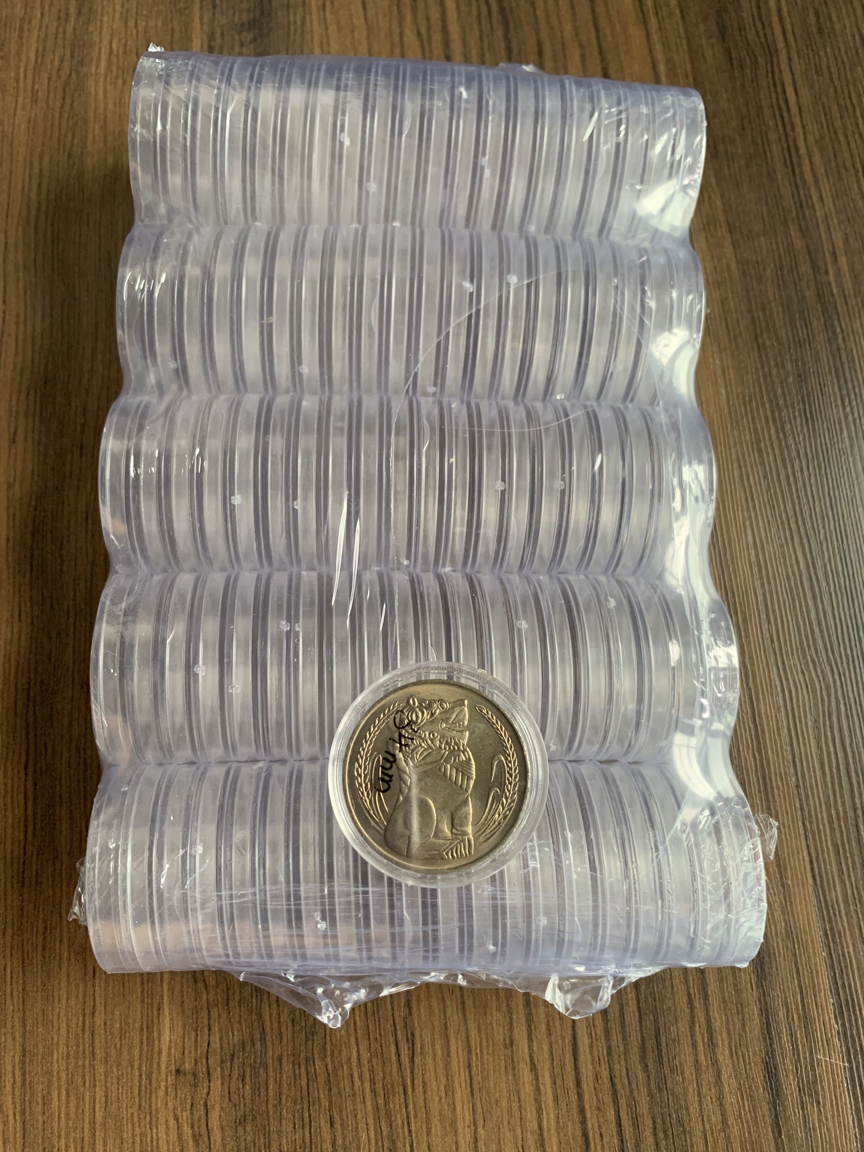 34mm coin capsules, Hobbies & Toys, Memorabilia & Collectibles ...