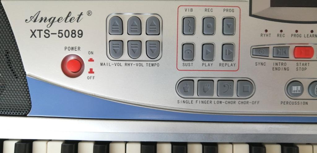 54 Standard Keys Teaching Electronic Keyboard. "Angelet XTS-5089" =100 ...