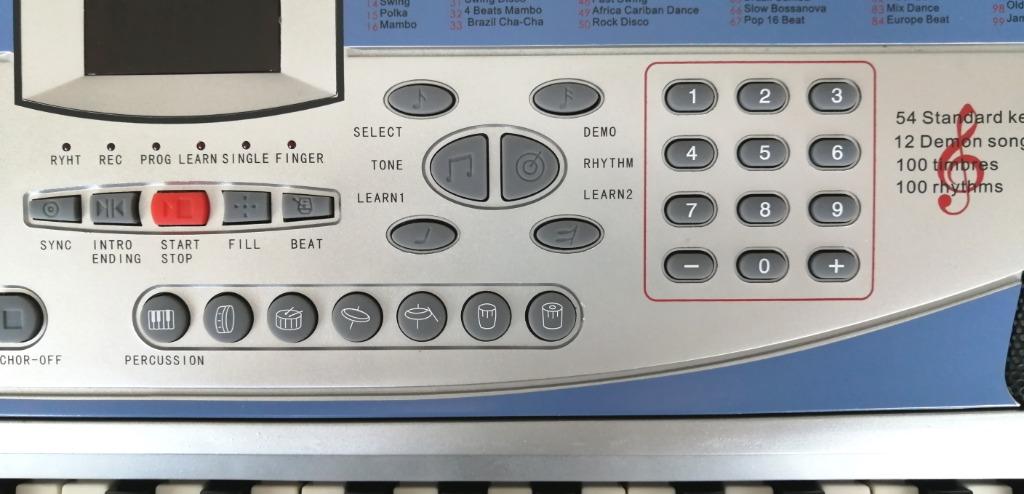 54 Standard Keys Teaching Electronic Keyboard. "Angelet XTS-5089" =100 ...