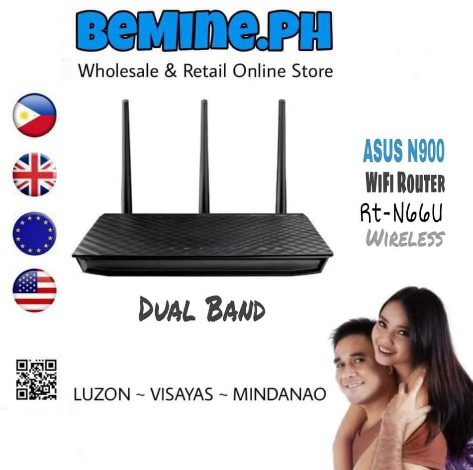 ASUS N900 WiFi Router (RT-N66U) - Dual Band Gigabit Wireless Internet ...
