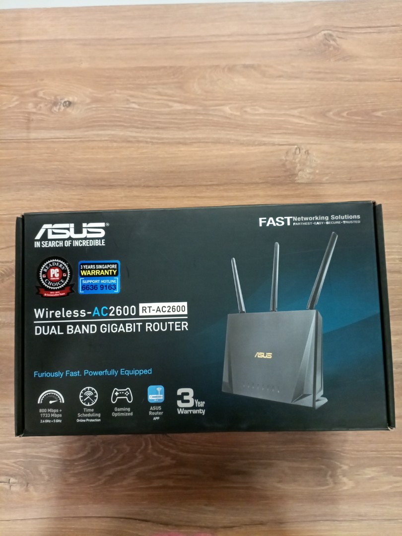 ASUS Wireless AC2600 Gaming Router, Computers & Tech, Parts ...
