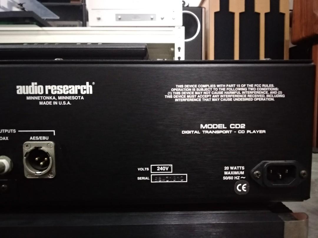 Audio Research CD2 cd player. New laser lens., Audio, Other Audio ...