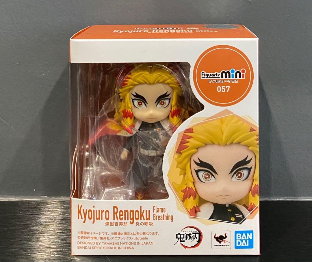 BANDAI TAMASHII FIGUARTS MINI KYOJURO RENGOKU FLAME BREATHING, Hobbies ...