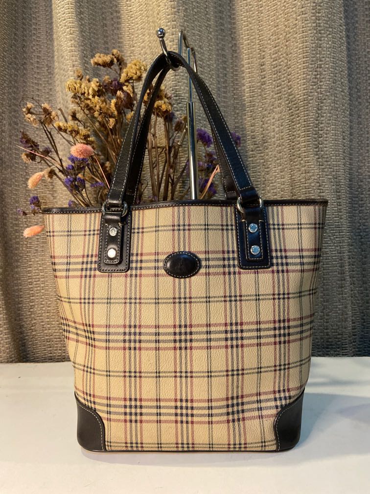 Beanpole… Checkered Totebag, Women's Fashion, Bags & Wallets, Tote Bags ...