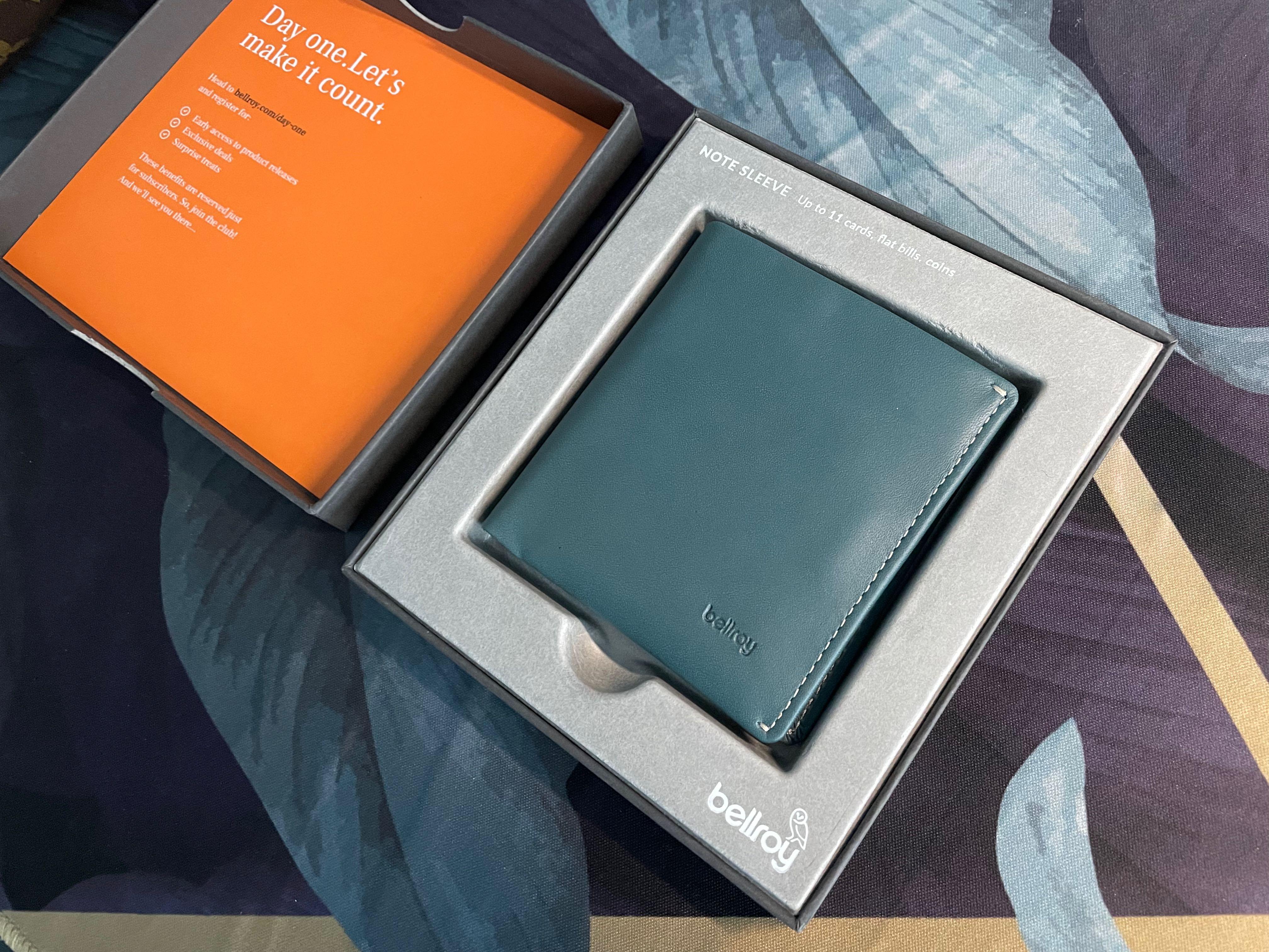 Bellroy Note Sleeve Teal-RFID, Men's Fashion, Watches & Accessories ...