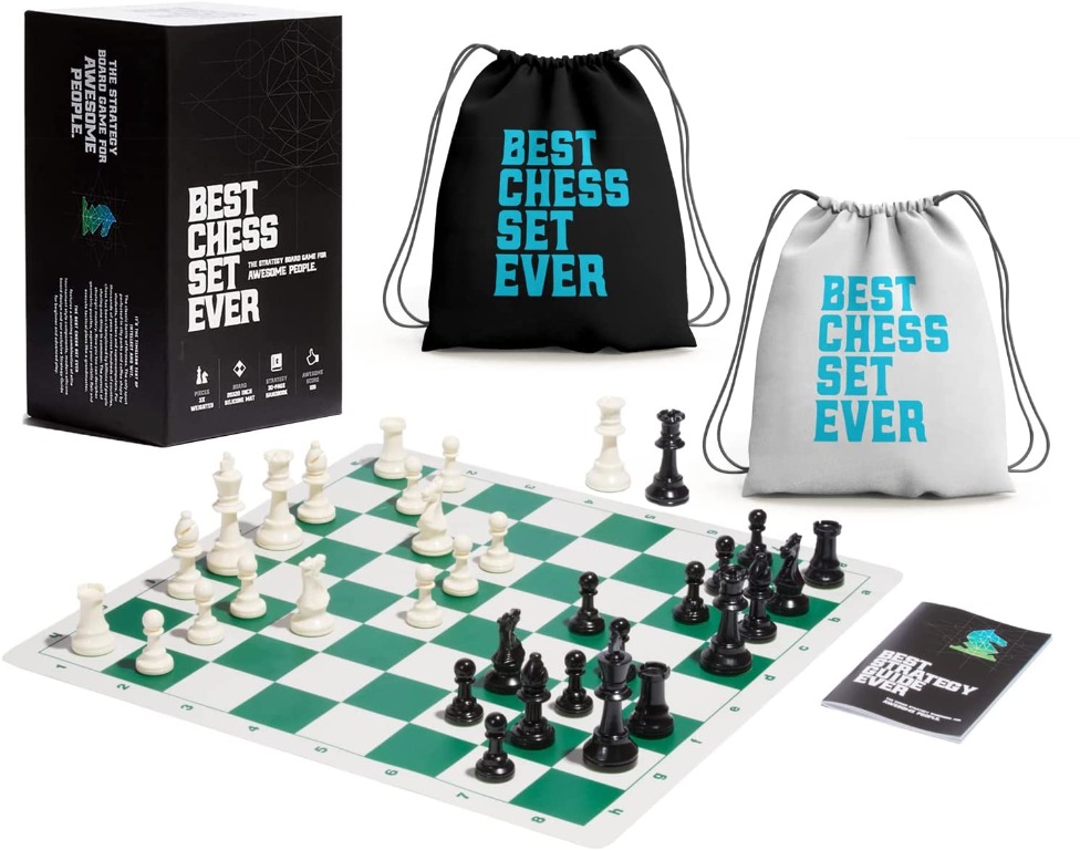 Best Chess Set Ever Quadruple Weighted XL Tournament Style Chess Set ...