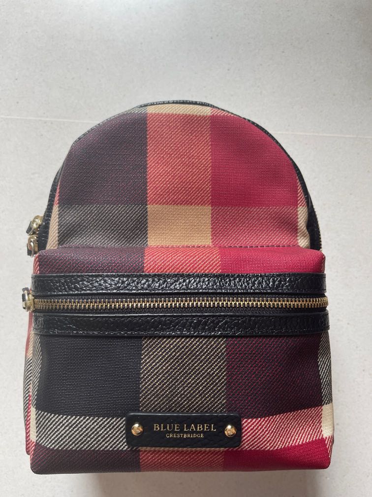 Blue Label Crestbridge backpack, Women's Fashion, Bags & Wallets ...