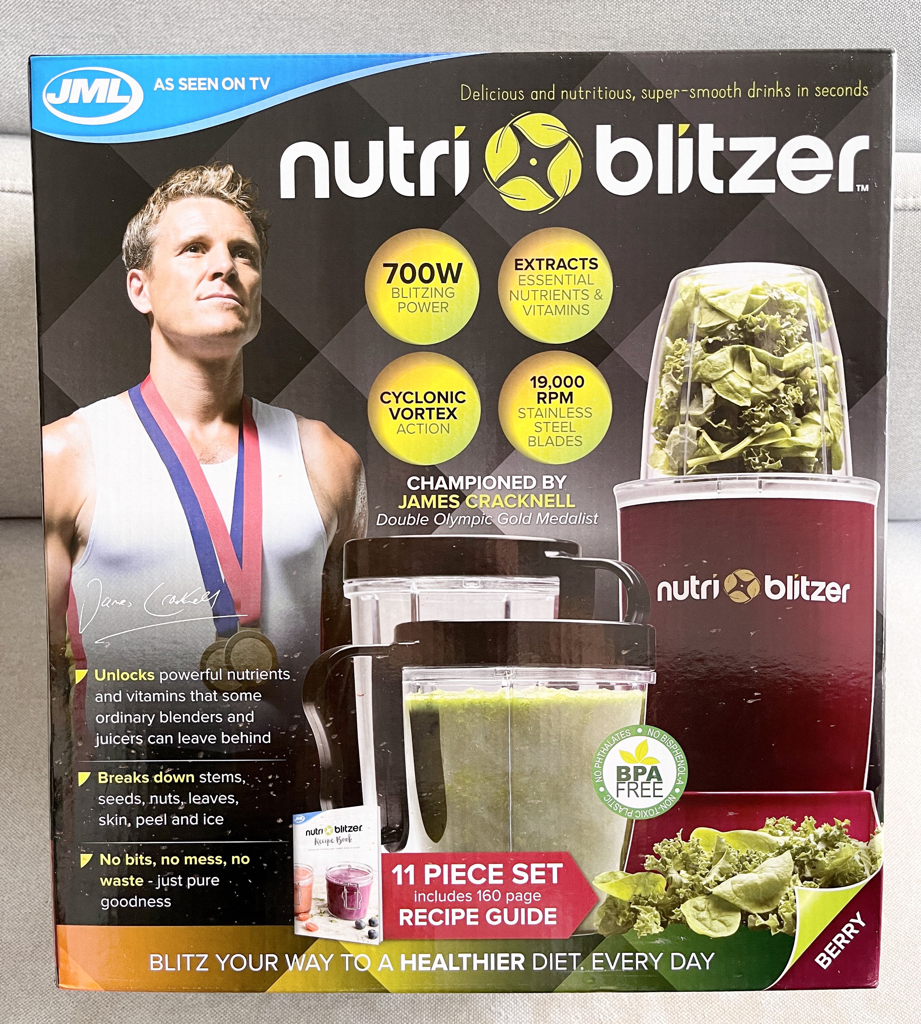 [BNIB] Nutri Blitzer Smoothie and Juice Blender, TV & Home Appliances ...