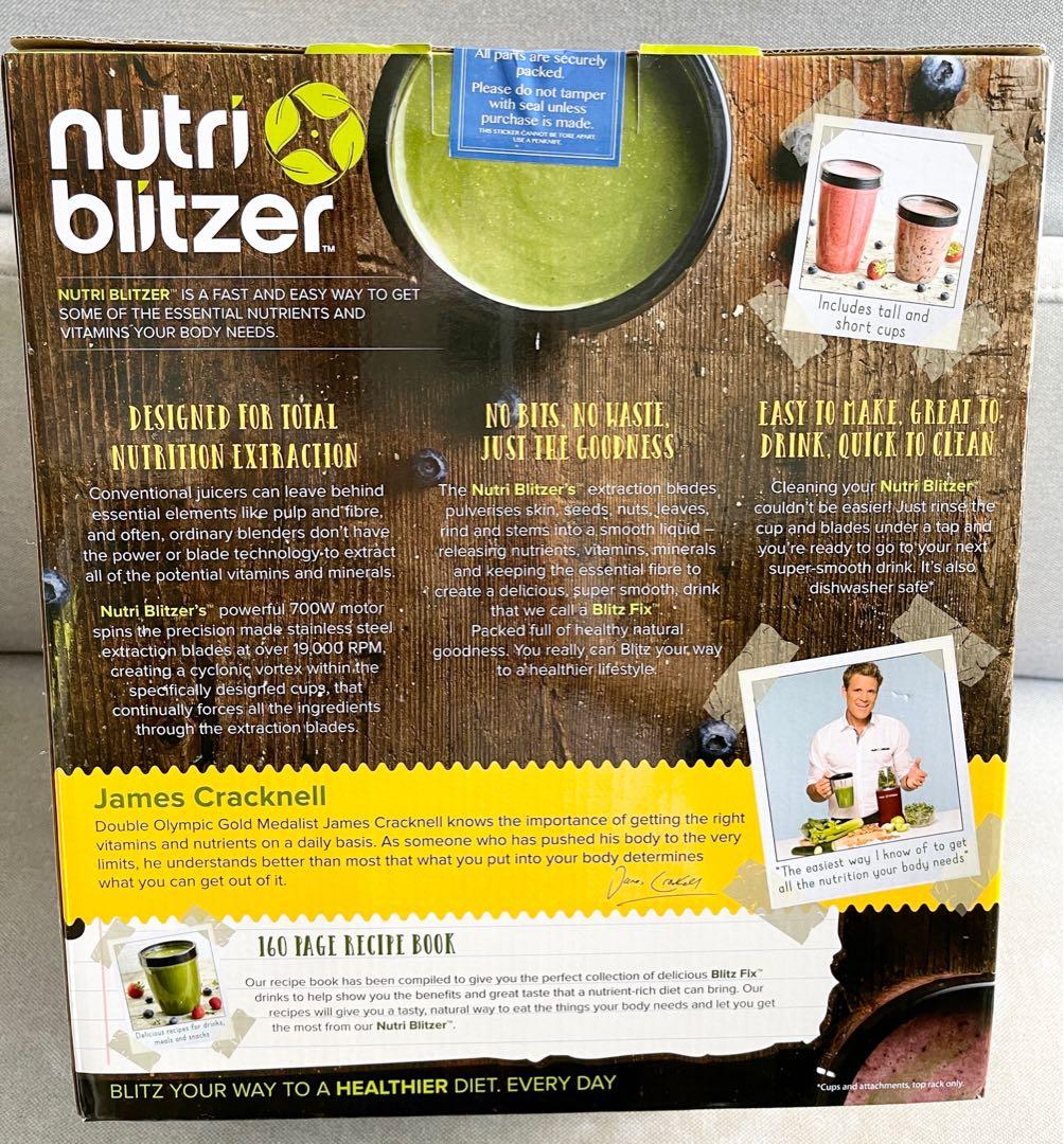 [BNIB] Nutri Blitzer Smoothie and Juice Blender, TV & Home Appliances ...
