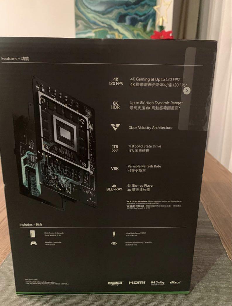 BNIB XBOX SERIES X W/ Receipt, Video Gaming, Video Game Consoles, Xbox ...