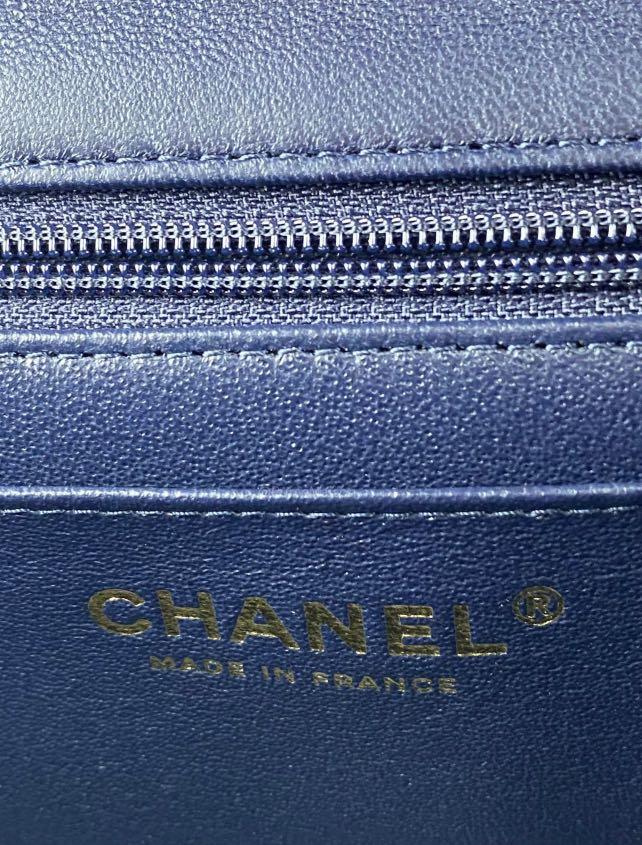 Brand New Chanel Mini Rectangle Top Handle Navy Blue from 21k ...
