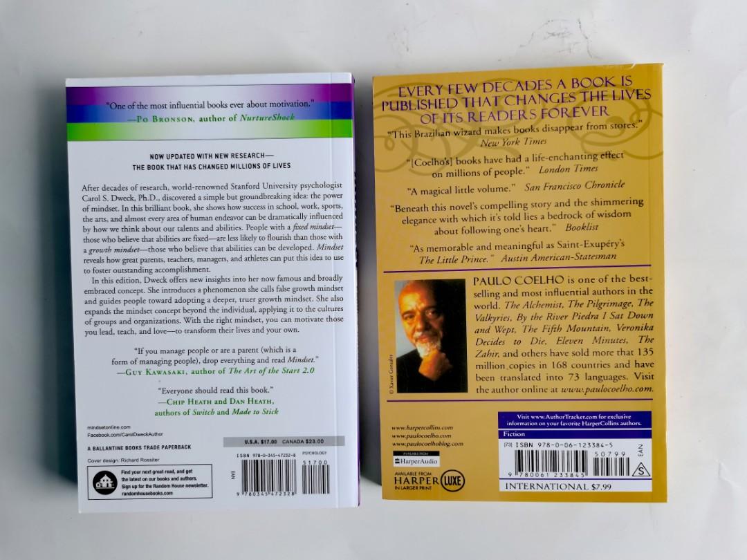 Bundle "The Alchemist & Mindset", Hobbies & Toys, Books & Magazines ...