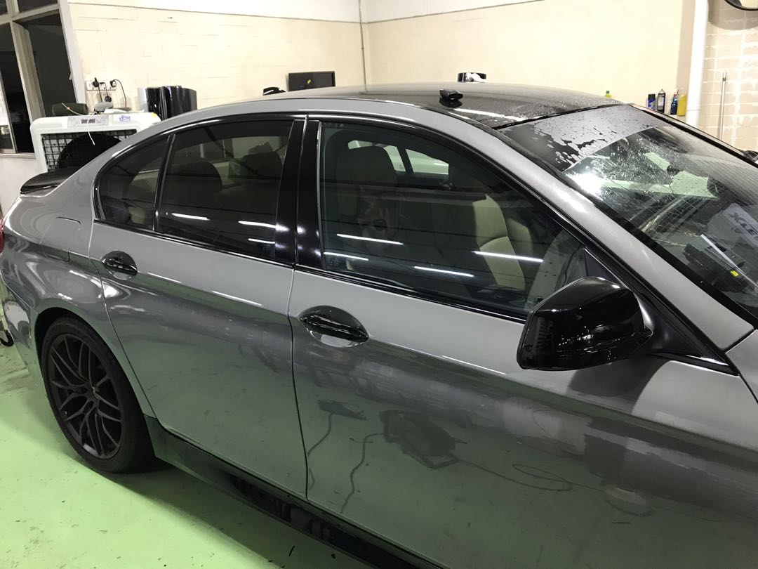 Car window trim dechrome / Car window frame sticker wrap / Car window ...