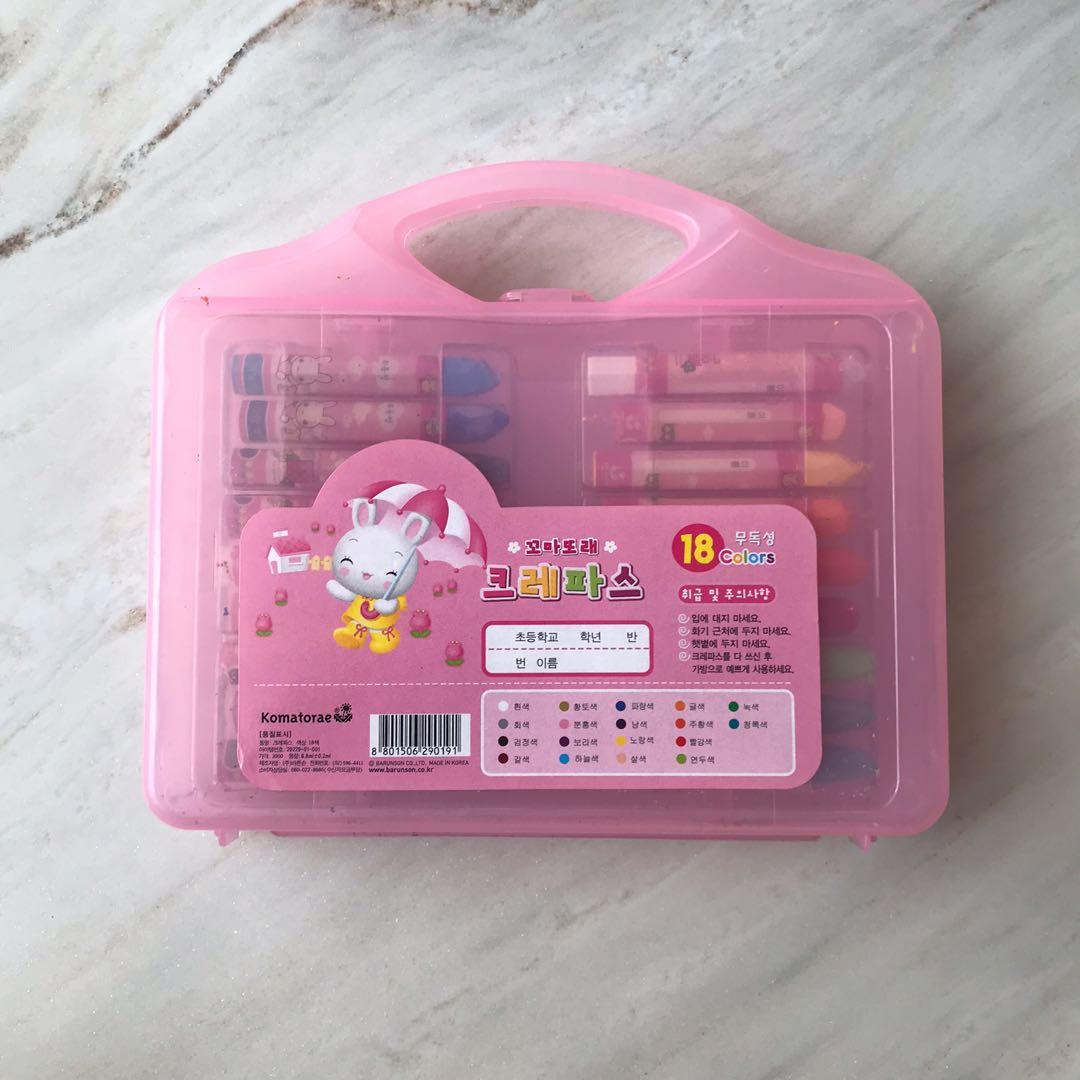 Crayons Made in Korea #AutoCuan, Buku & Alat Tulis, Alat Tulis di Carousell
