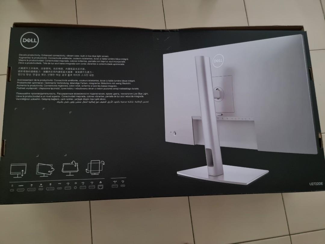 Dell UltraSharp 27 USB-C Hub Monitor - U2722DE, Computers & Tech, Parts ...