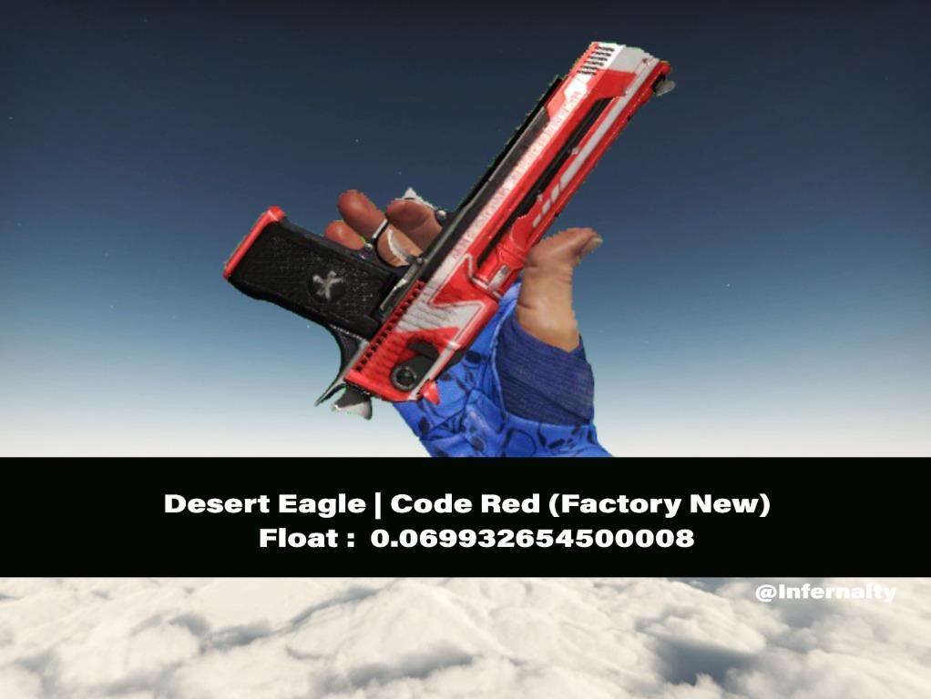 Desert Eagle Code Red FN CSGO SKINS KNIVES, Video Gaming, Gaming ...
