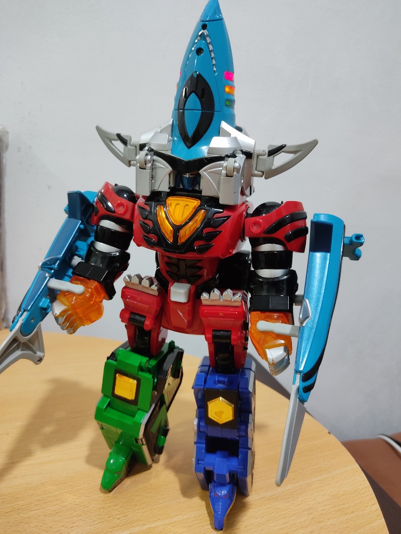 Dx Gekitouja Shark Mix Gekiranger & Shinkenger Megazord / Power Rangers ...