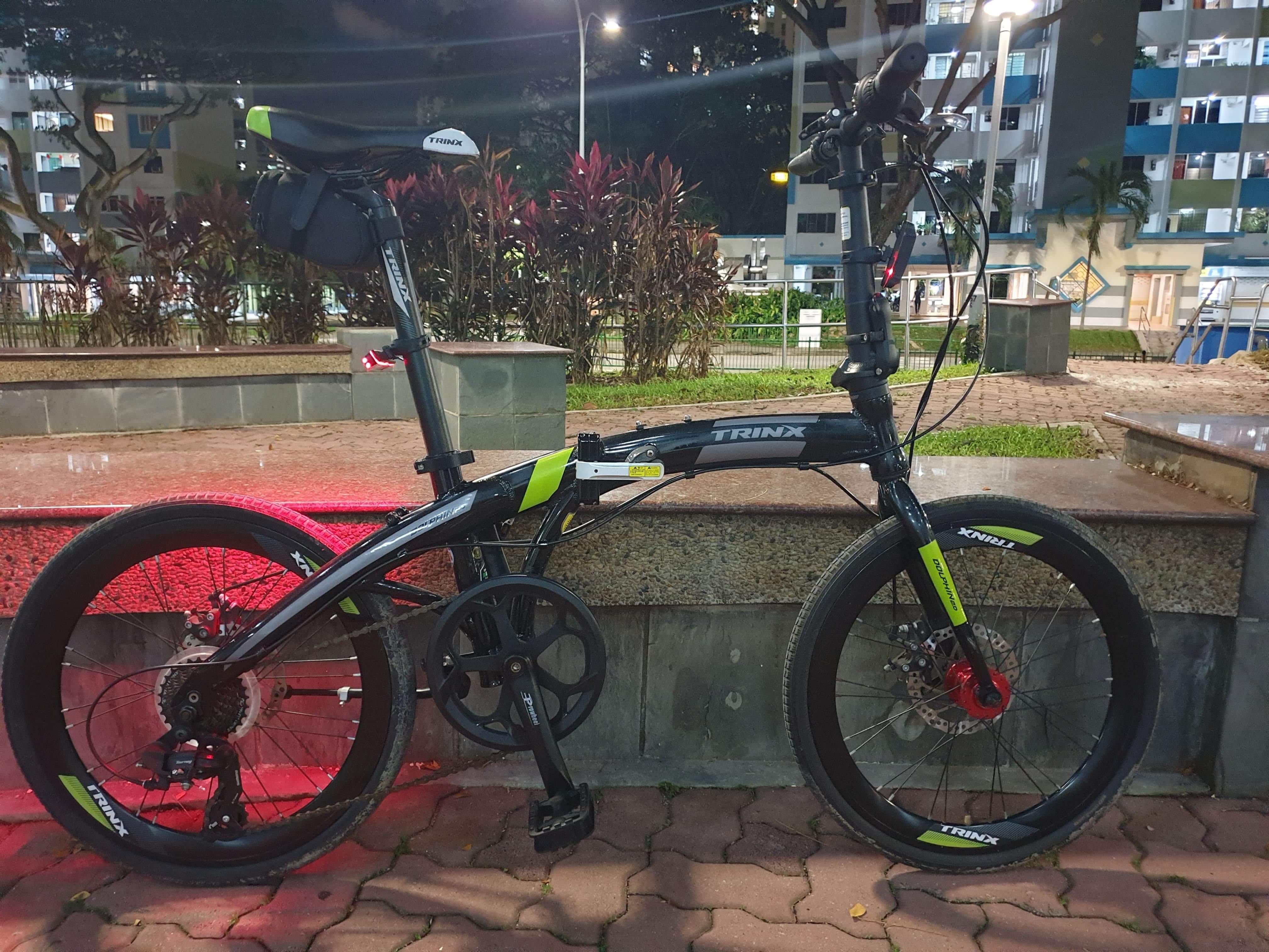 Folding bike Trinx dolphin 2.0, Sports Equipment, Bicycles & Parts ...