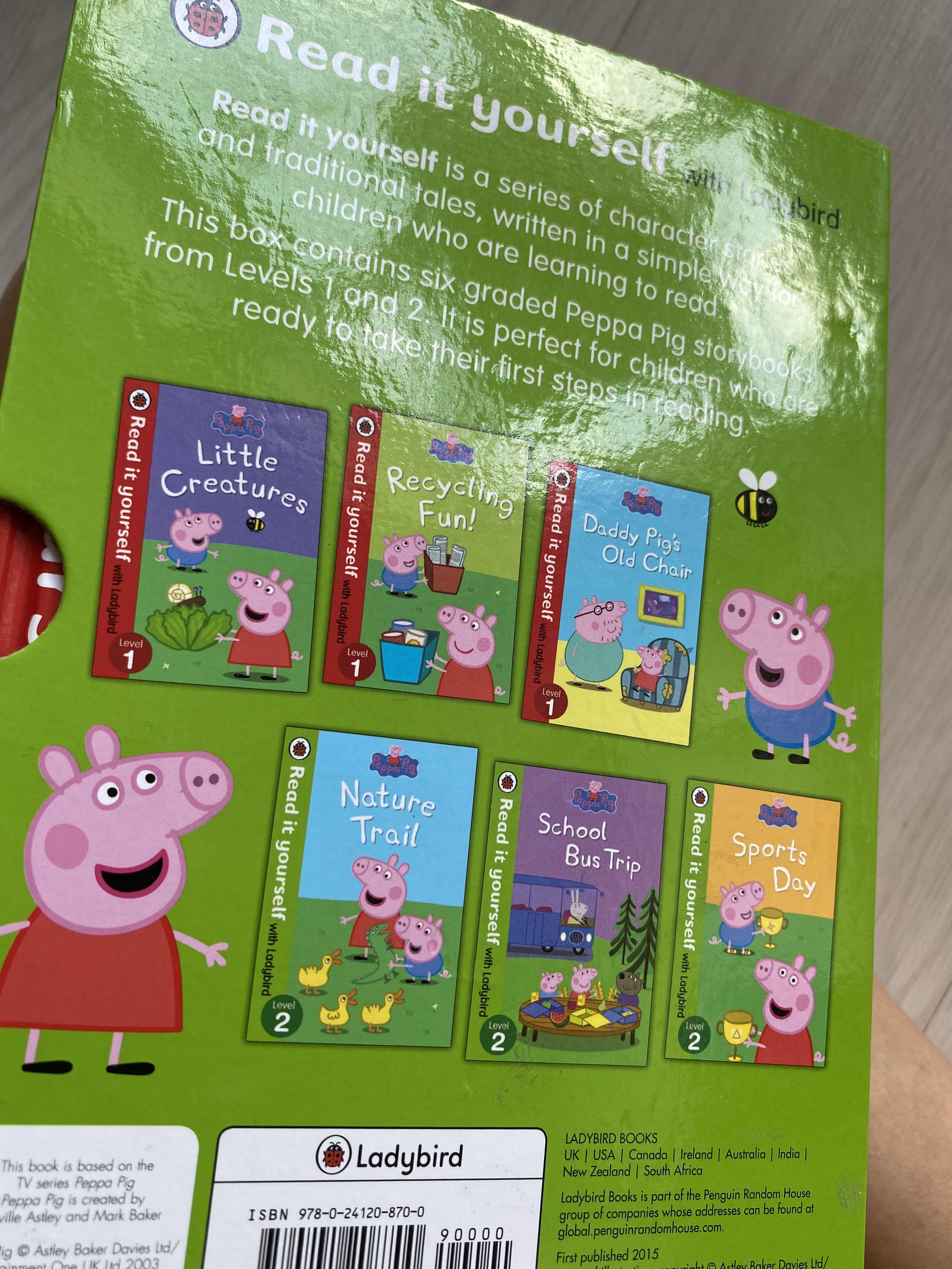 Hard cover peppa pig story books - read it yourself , Hobbies & Toys ...