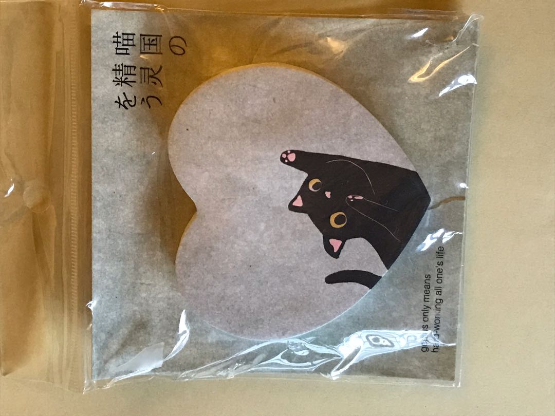 Heart shaped cat post its, Hobbies & Toys, Stationery & Craft, Craft ...