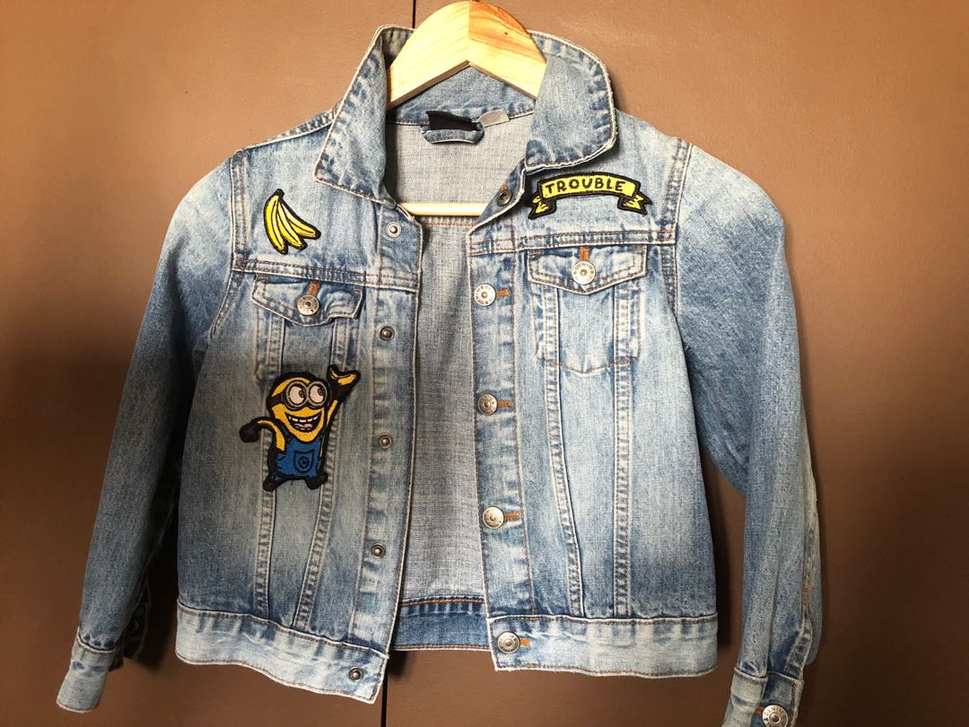 HnM denim jacket, Babies & Kids, Babies & Kids Fashion on Carousell