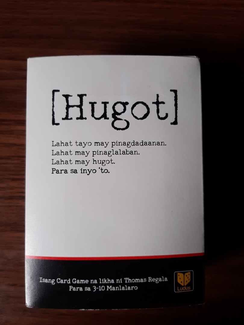 Hugot Card Game ni Thomas Regala, Hobbies & Toys, Toys & Games on Carousell