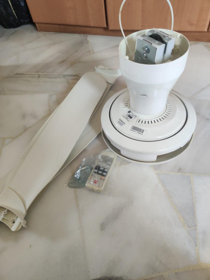 KDK 56" Ceiling Fan with Remote, Furniture & Home Living, Lighting ...