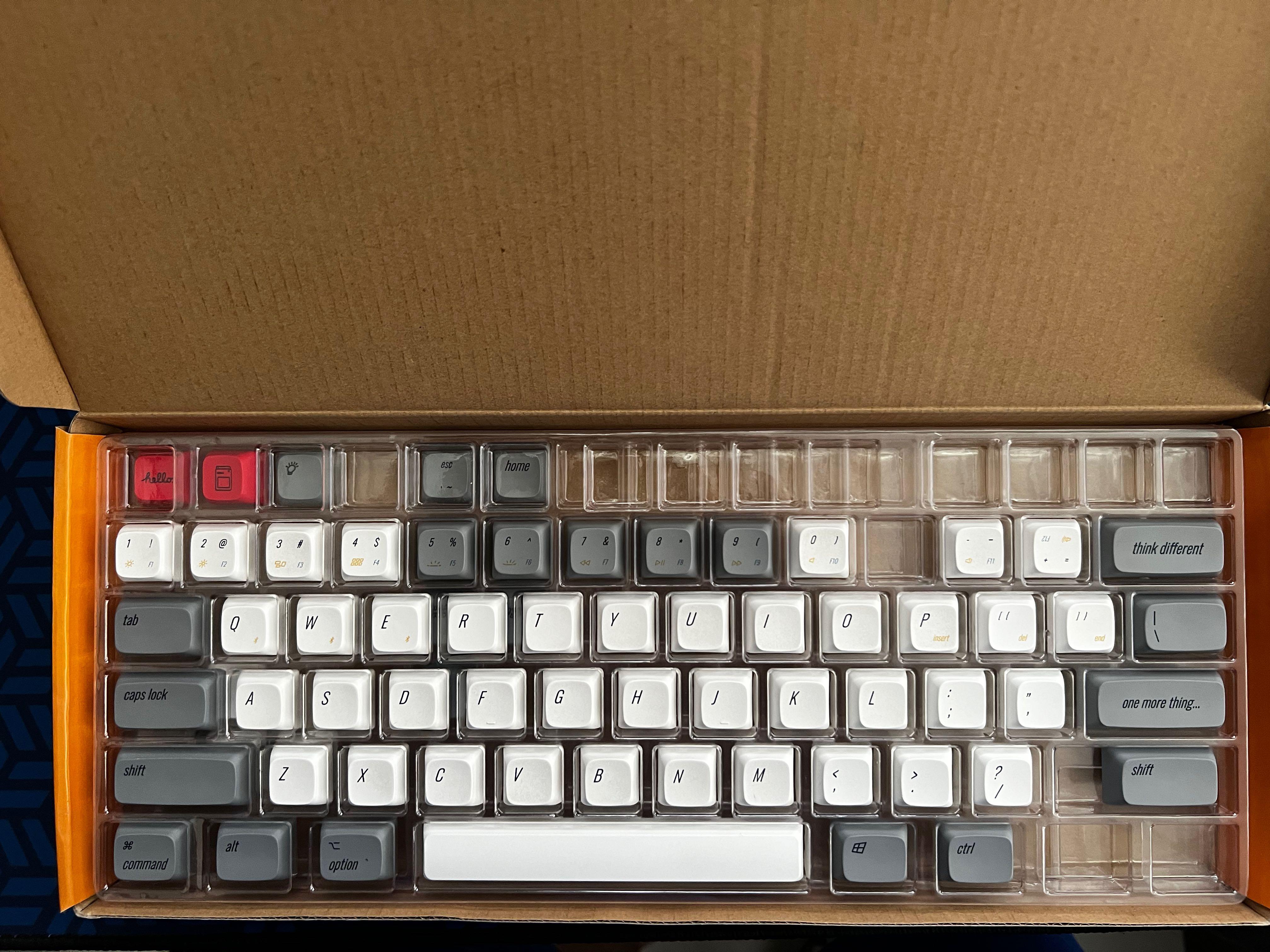Keychron XDA Profile PBT Retro Keycap Set, Computers & Tech, Parts ...