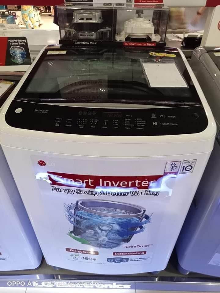 LG FULLY AUTO WASHING MACHINE TOP LOAD INVERTER, TV & Home Appliances ...