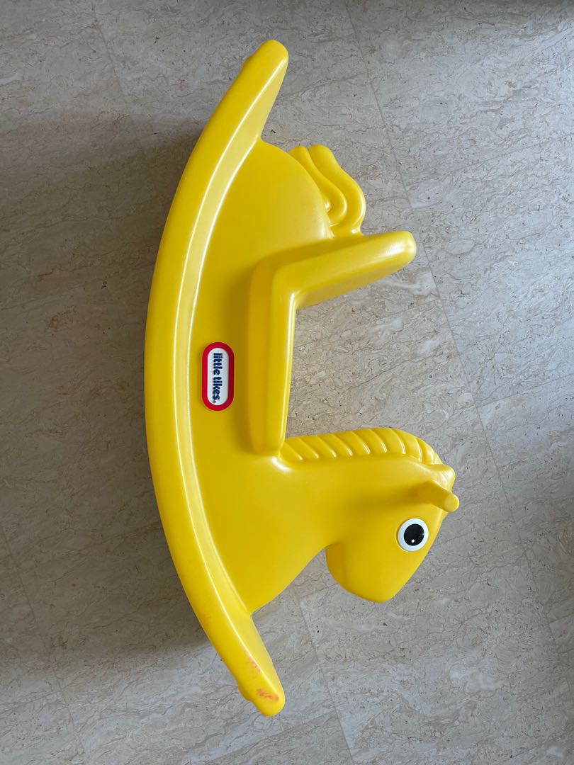 Little Tikes Rocking Horse (yellow), Babies & Kids, Infant Playtime on ...