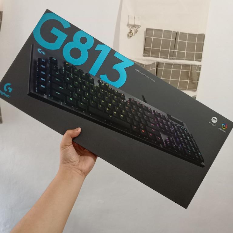 Logitech G813 Lightsync RGB Full Mechanical Gaming Keyboard GL Clicky ...