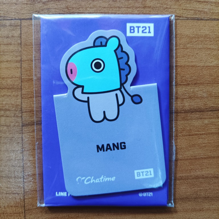 Magnet BT21 Chatime MANG, Toys & Collectibles, Permainan Papan & Kartu ...