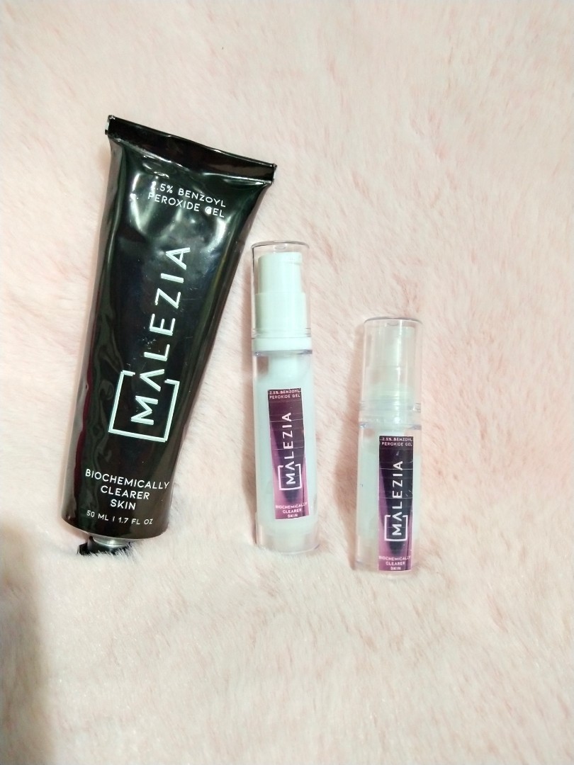 Malezia 2.5% Benzoyl Peroxide Gel Fungal Acne - 5ml ,10ml , and full ...