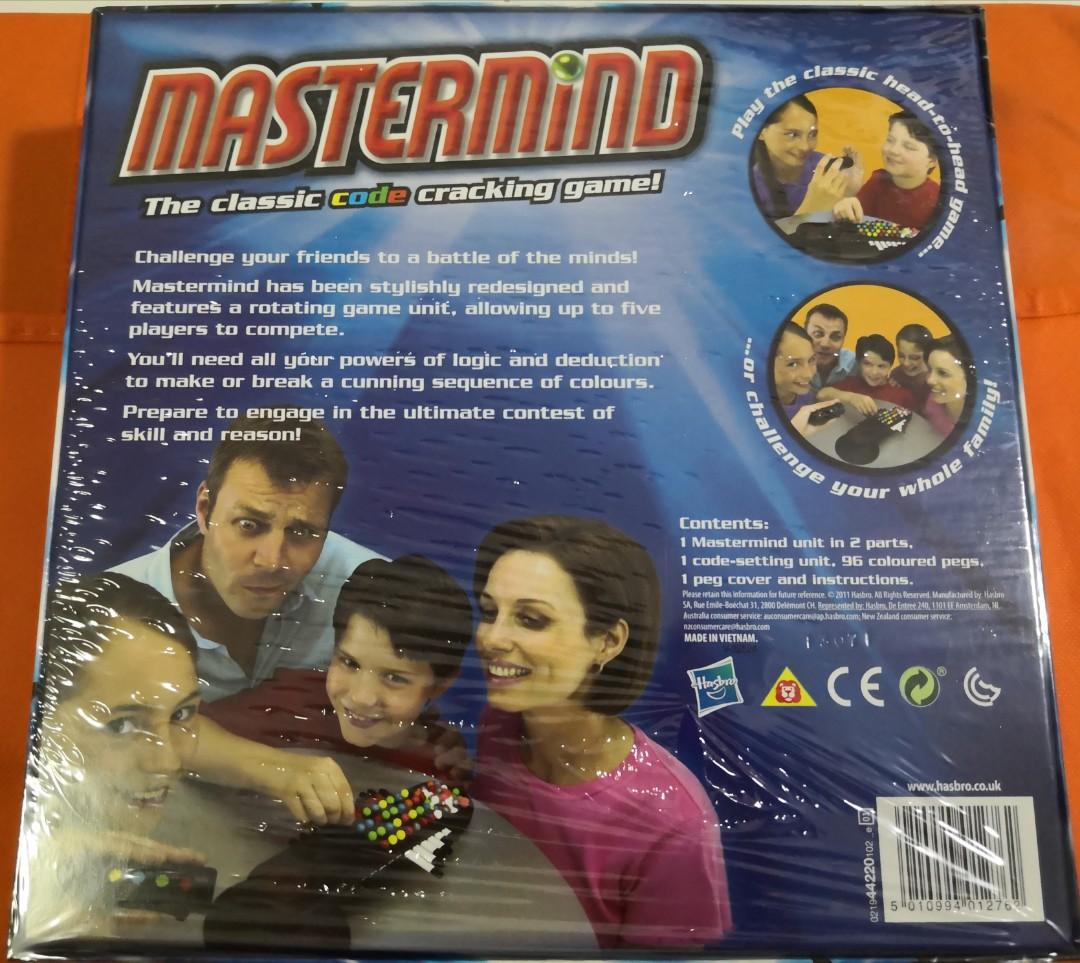 Mastermind - The classic code cracking game! 2-5players!, Hobbies ...