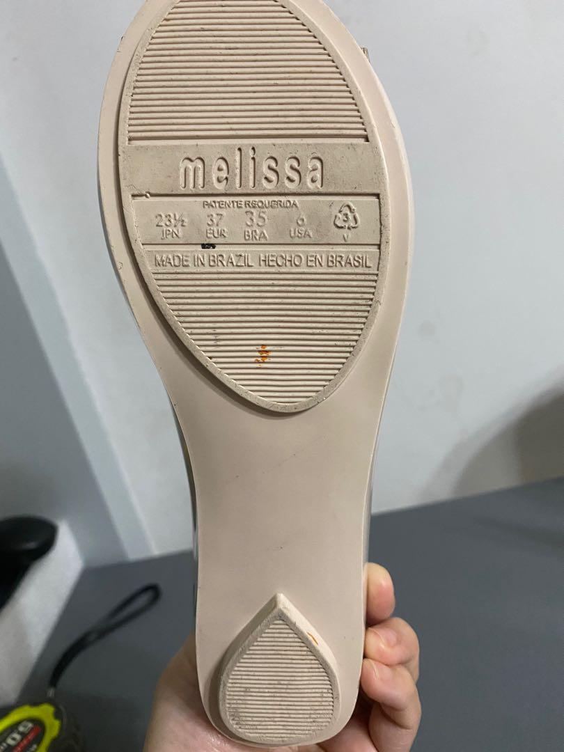 Melissa Sandals For Women Beige Womens Fashion Footwear Flats