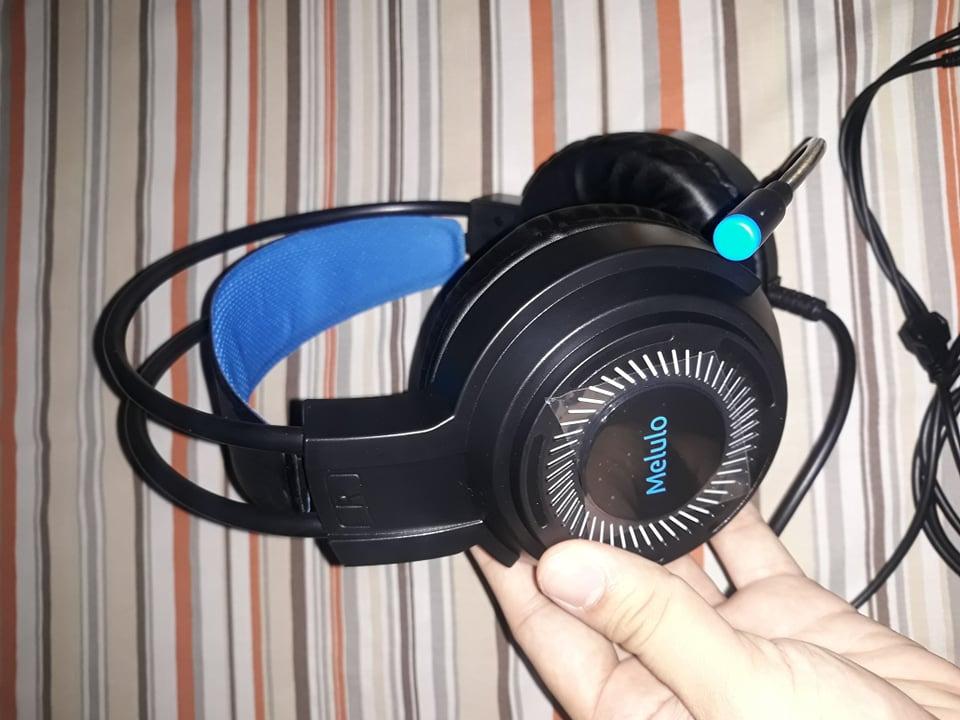 Melulo Gaming Headphone with Microphone and LED, Audio, Headphones ...