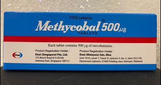 Methycobal Tablets 500mg mecobalamin Vitamin B12 Expiry Feb 2024 ...