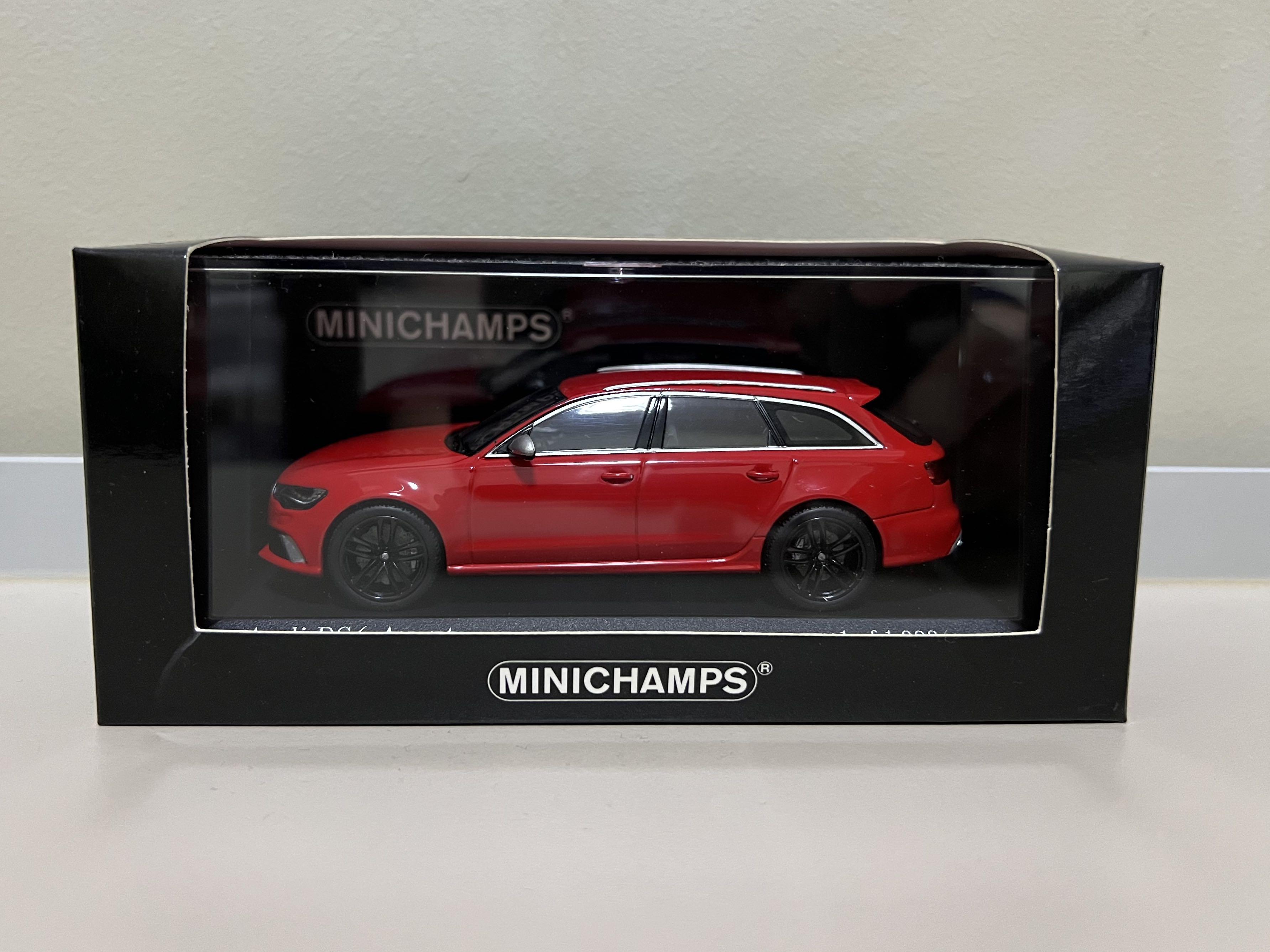 Minichamps 1:43 Audi RS6 Avant - Red, Hobbies & Toys, Toys & Games on ...