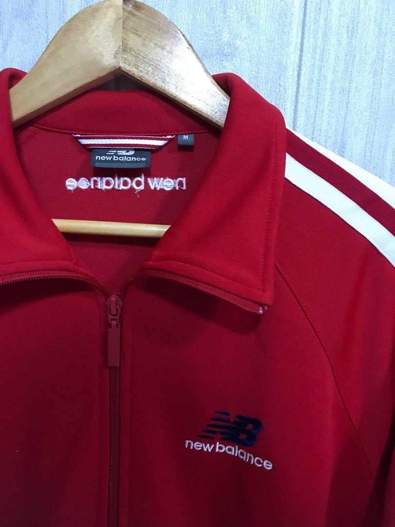 NEW BALANCE TRACK JACKET (RED), Men's Fashion, Coats, Jackets and ...