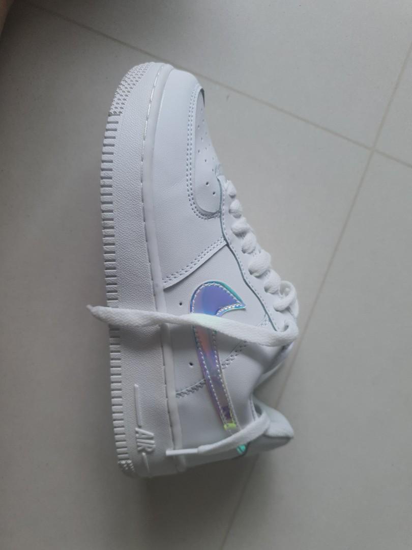 Nike Air force 1 holographic, Women's Fashion, Footwear, Sneakers on ...