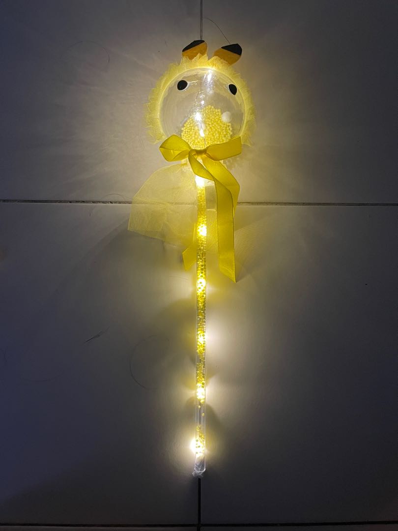 Pikachu light wand. Led, Hobbies & Toys, Stationery & Craft, Handmade ...