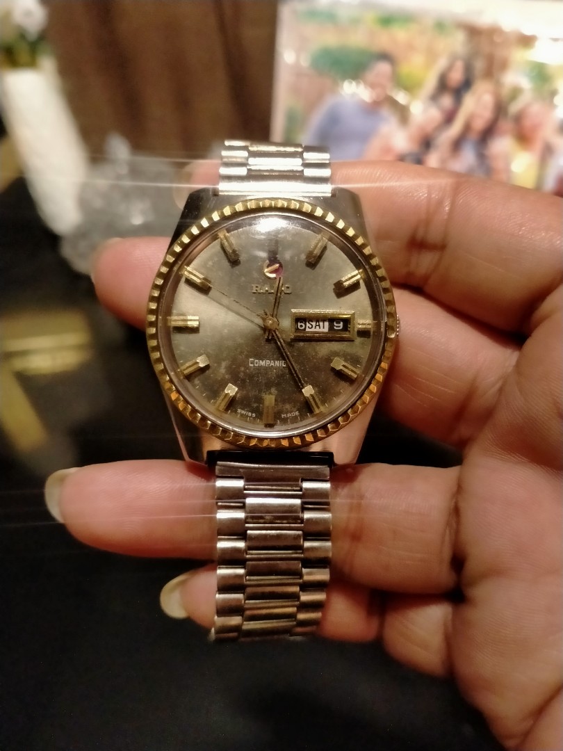 rado companion day date, Luxury, Watches on Carousell