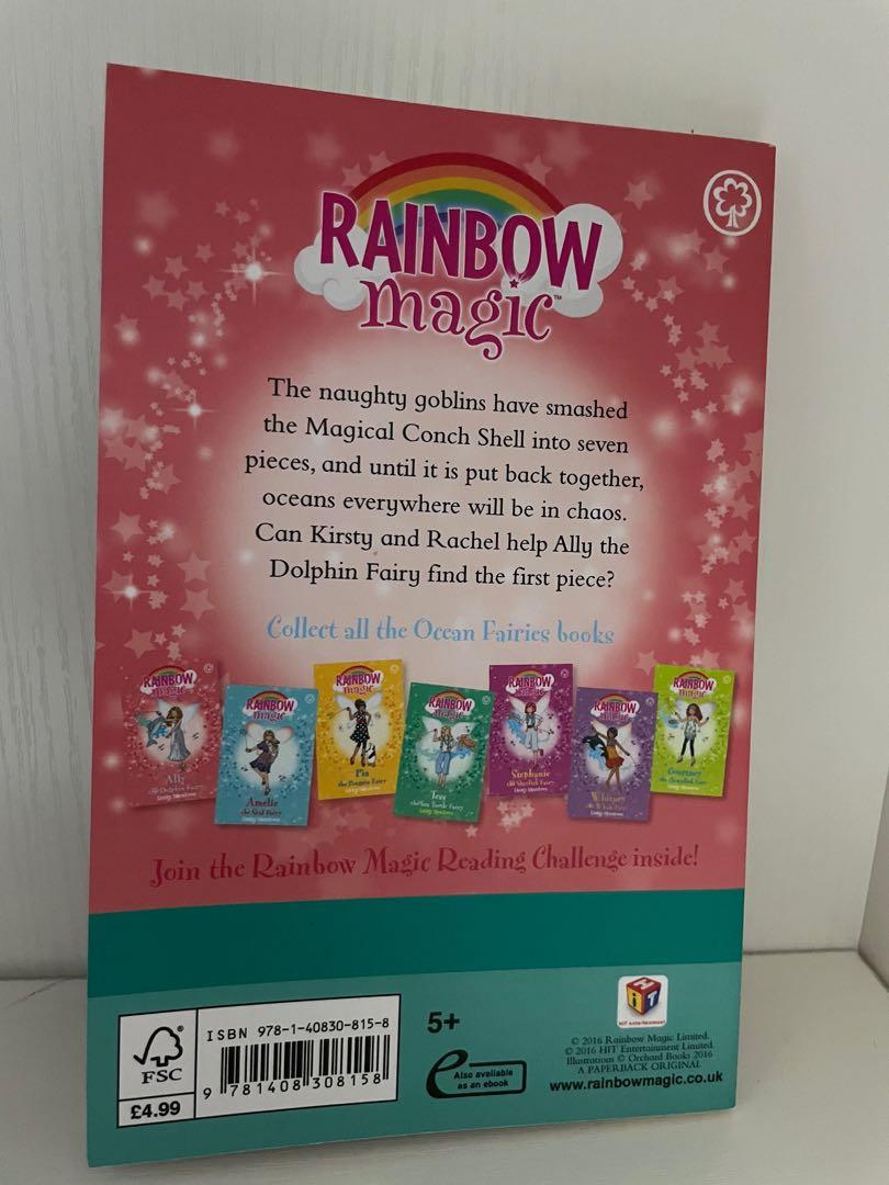 Rainbow magic Ally the dolphin fairy, 興趣及遊戲, 書本 & 文具, 小說 & 故事書 - Carousell