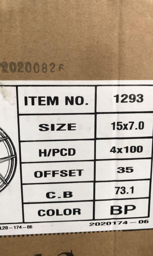 Ravs 15 inch wheels, Auto Accessories on Carousell