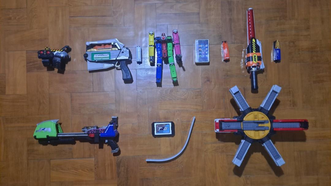 Ressha Sentai ToQger DX Changers,Weapons and Mecha Set, Hobbies & Toys ...