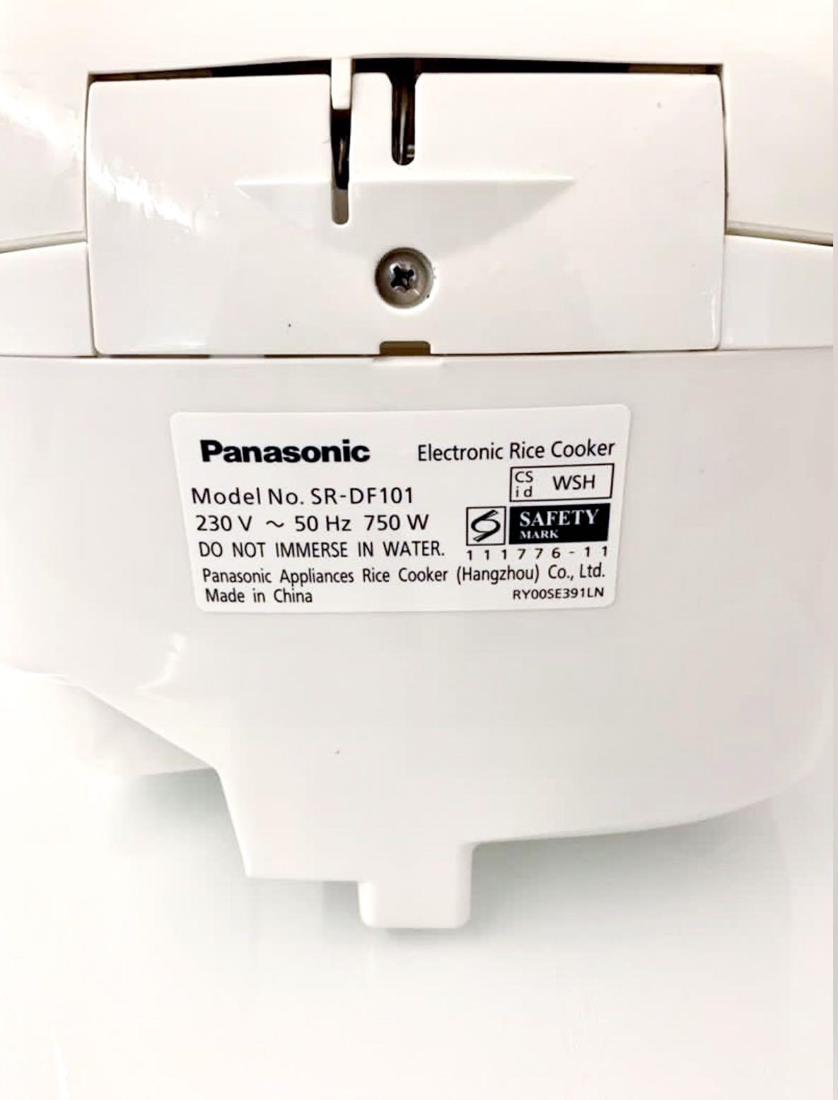 Rice Cooker Panasonic SR-DF101, TV & Home Appliances, Kitchen ...