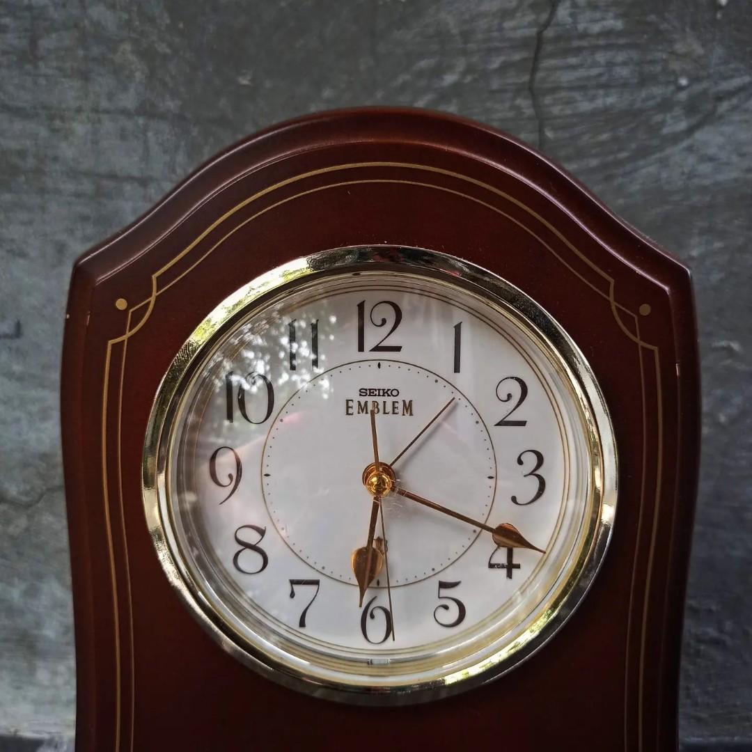 Seiko Emblem Mantle Clock, Furniture & Home Living, Home Decor, Clocks ...